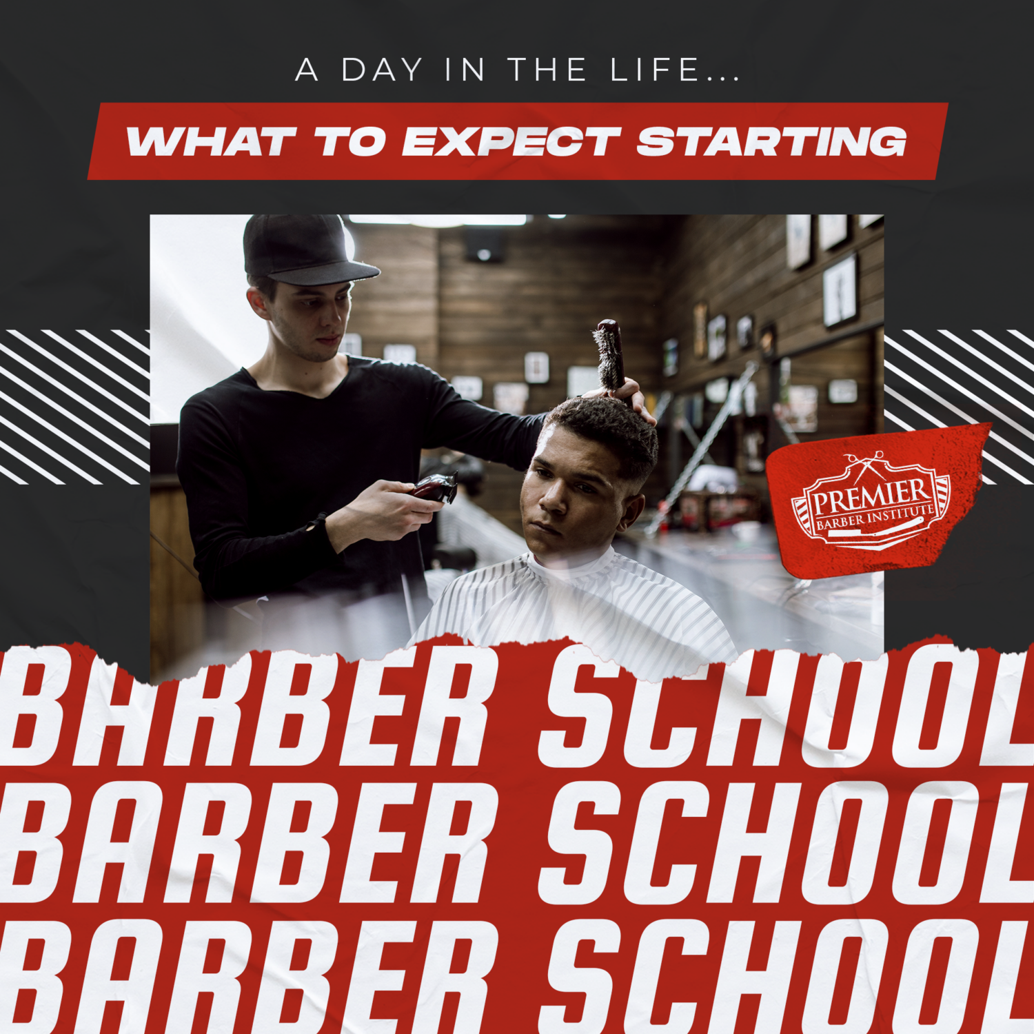 A Day in the Life: What to Expect Starting Barber School | Premier ...